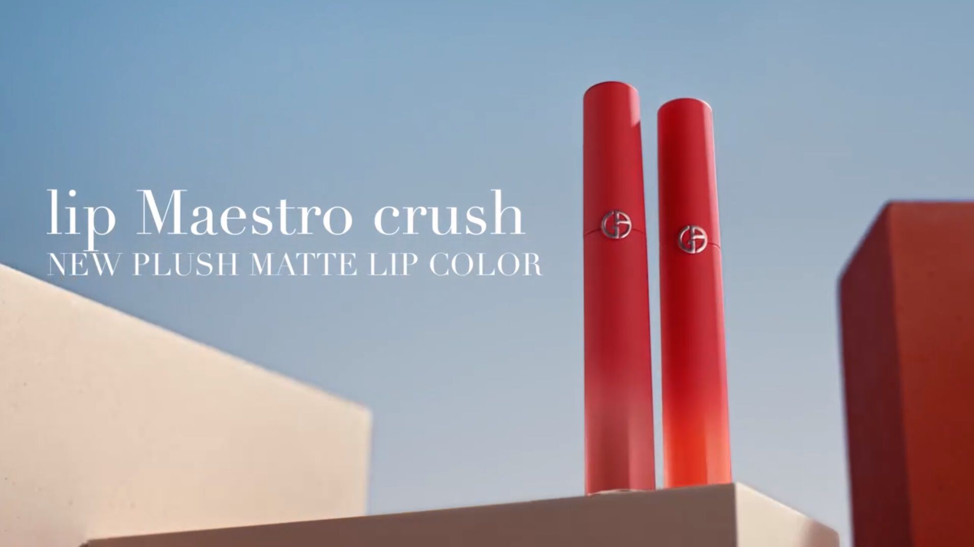 Lip Maestro Crush, New plush matte lip color | Armani beauty
